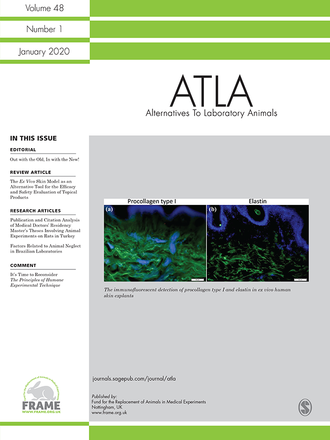 ATLA Alternatives to laboratory animal(vol.48, No.1) – KIC3Rs