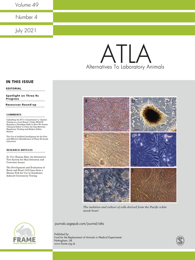 ATLA Alternatives to laboratory animal(vol.49, No.4) – KIC3Rs